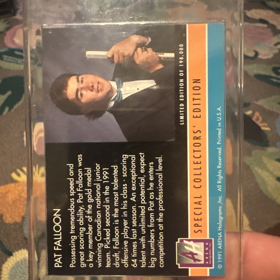 1991 Arena Hologram #1-5 MONTANA, GRIFFEY, THOMAS, SANDERS, ROBINSON ...