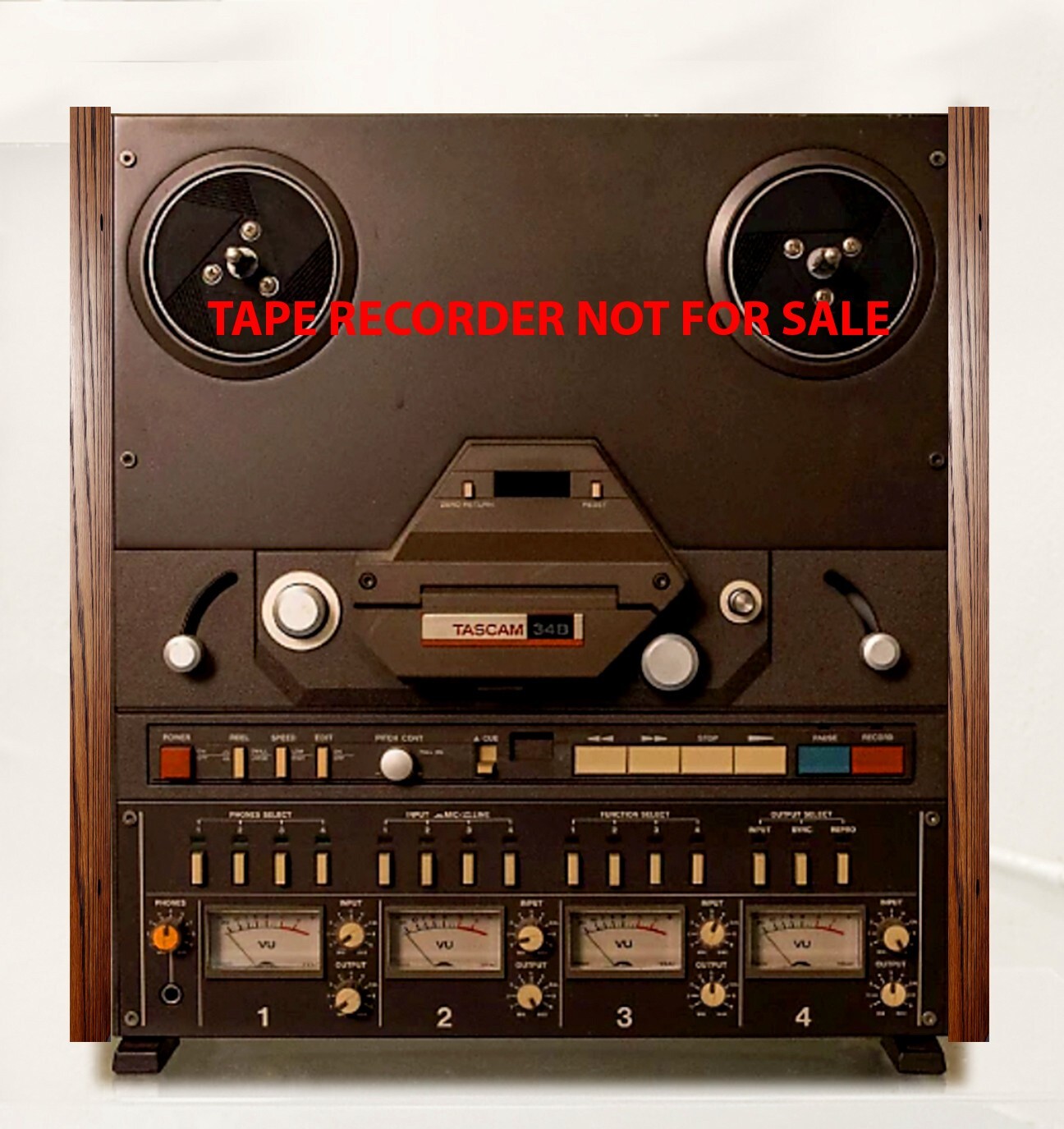 TASCAM 32, 34B Reel to Reel NATURAL WOOD SIDE PANELS | eBay