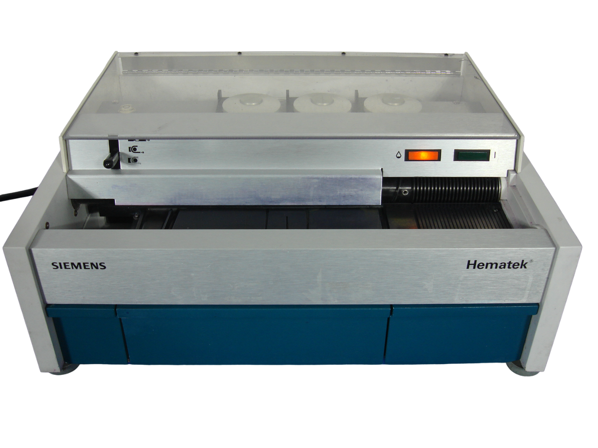 Siemens Hematology Stainer Used HEMA TEK Bayer Siemens 4488C