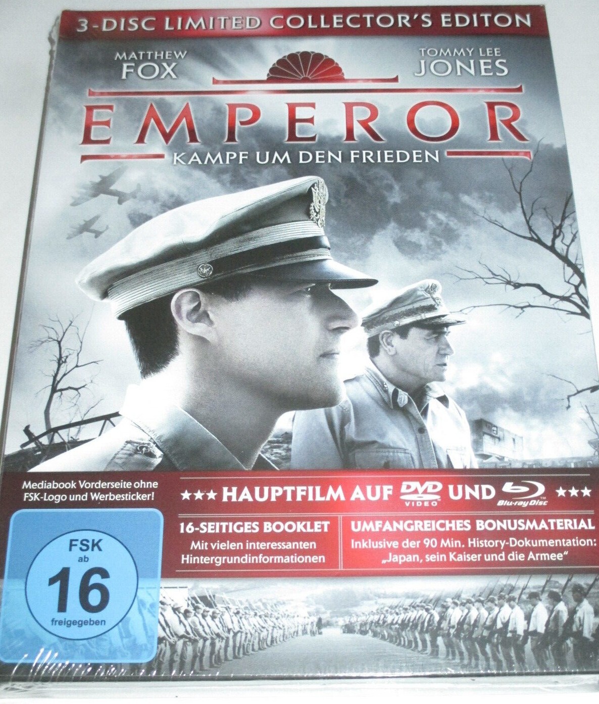 Mediabook - Emperor - Blu-ray + DVD/NEU/Drama/Krieg/Tommy Lee Jones ...