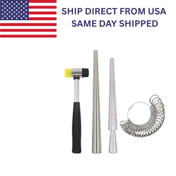 Ring Sizer Measuring Tool Kit Hammer for Ring Making | eBay