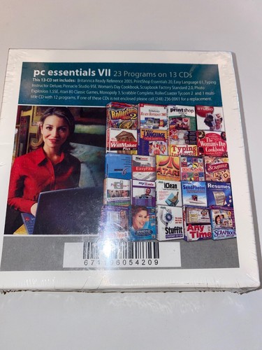 Pc Essentials Vii 23 Programs On 13 Cds | eBay