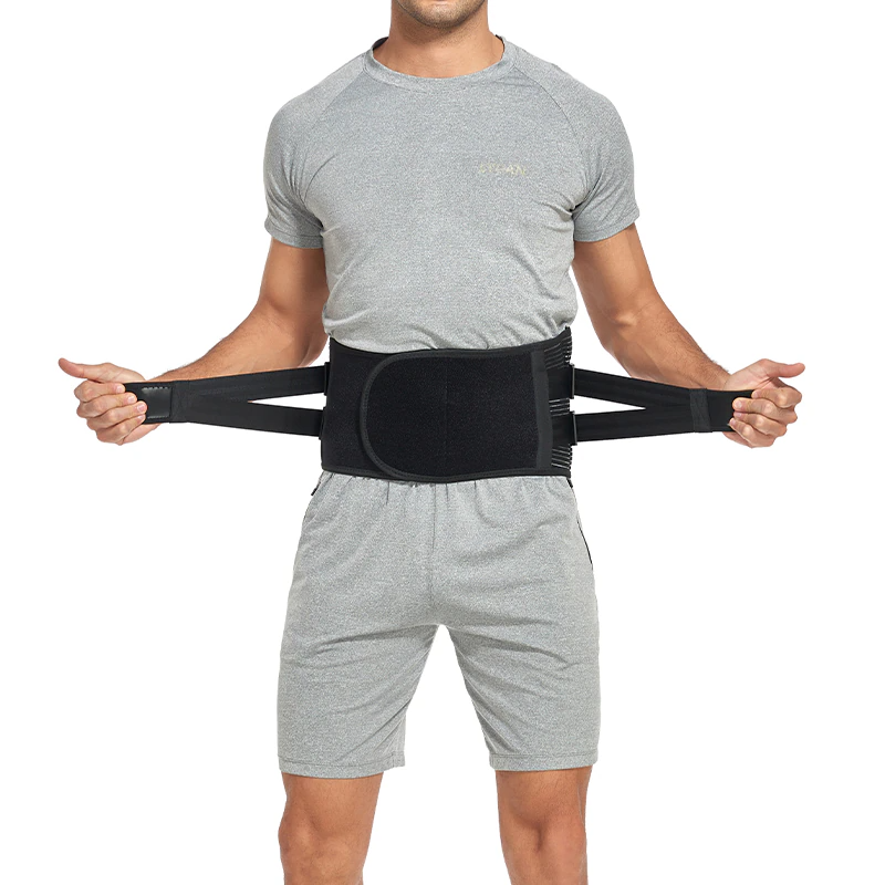 Adjustable Lower Back Brace Lumbar Support Waist Belt For Men Women ...