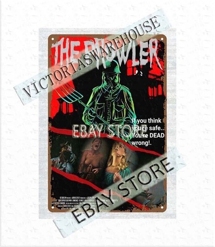 where to get collectible 1981 The Prowler horror movie poster metal tin ...