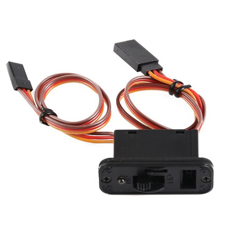 RC Switch With LED Connectors for JR Futaba Battery Motor ESC Planes ...