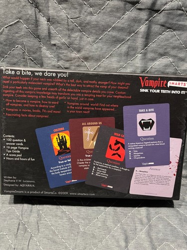 Vampire Smarts - Sink You Teeth into It : The Question and Answer Game ...