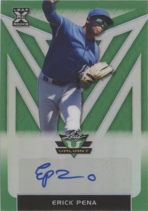 2020 Leaf Valiant - Erick Pena #BA-EP1 /99 (AU, RC) for sale online | eBay