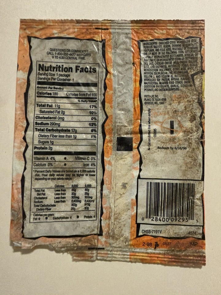 Vintage Hot Cheeto Bag from the 90s - Rare Collectible | eBay