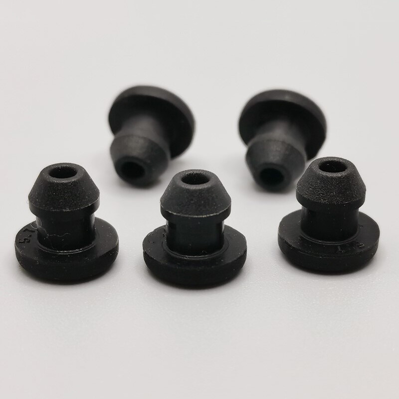Φ2.5-100.6mm Snap-On Hole Plugs Black Silicone Rubber Blanking End Caps ...