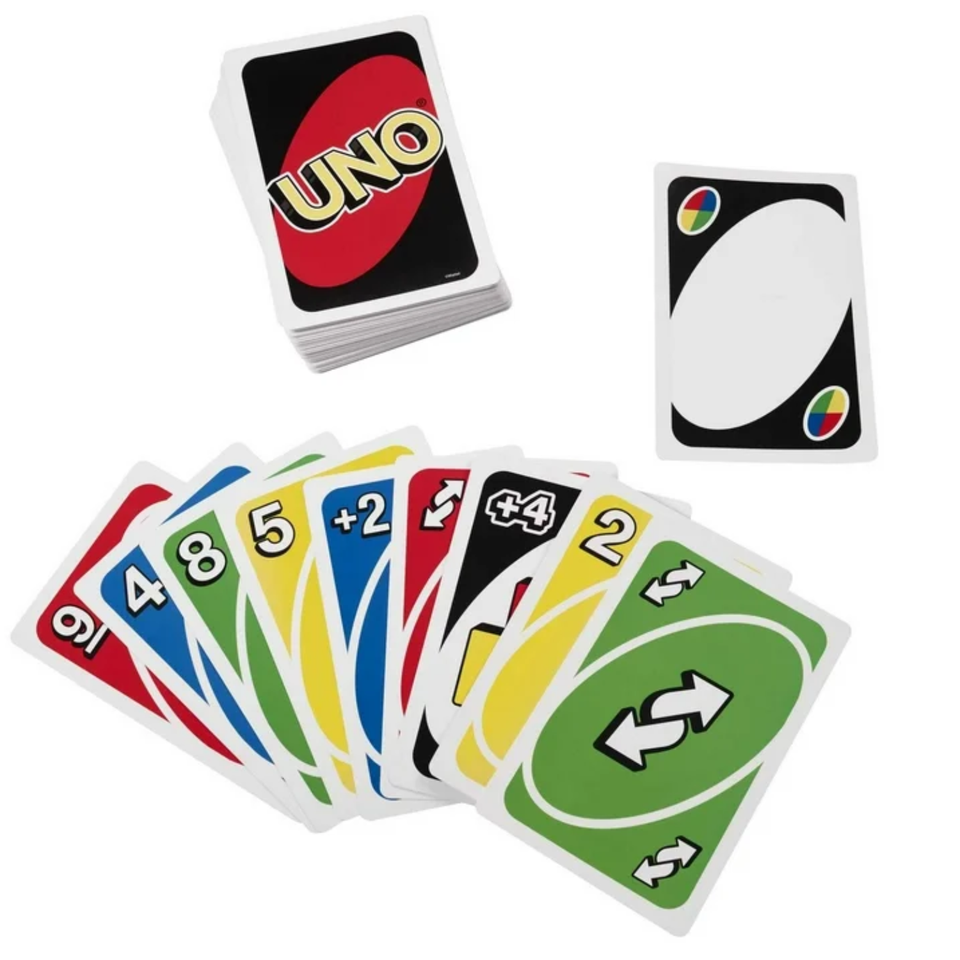Giant UNO Card Game for Kids, Adults and Family Night, 108 Ct for 2-10 ...