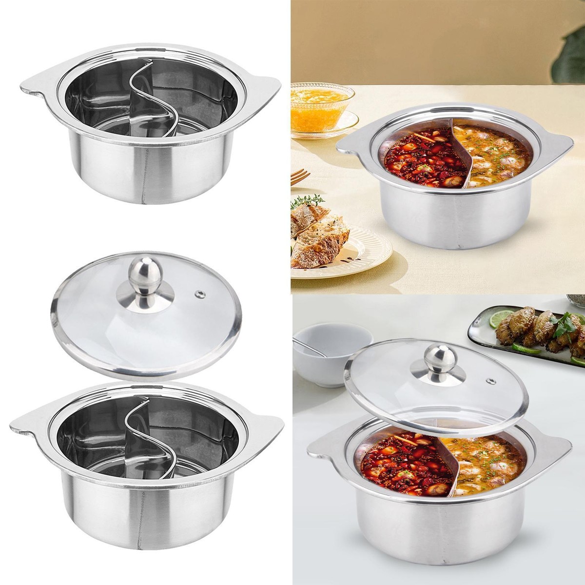 Restaurant Cooking Pots Stainless Steel Cookware | Waterless Cookware