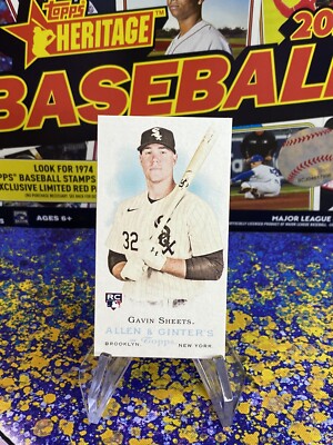 Gavin Sheets 2022 Topps Allen & Ginter's RC White Sox #RDV-15 mini ...