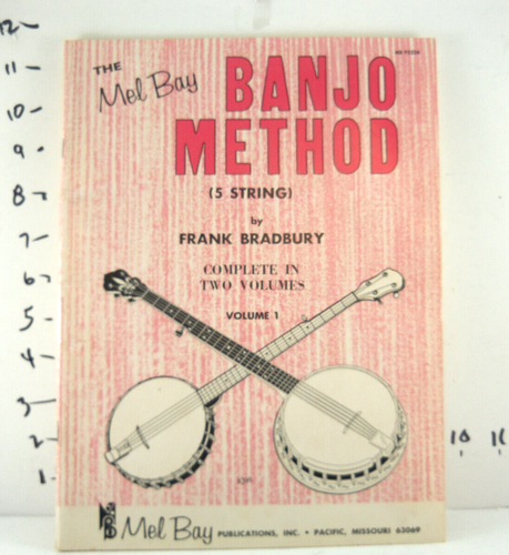 The Mel Bay Banjo Method by Frank Bradbury volume 1 - used | eBay