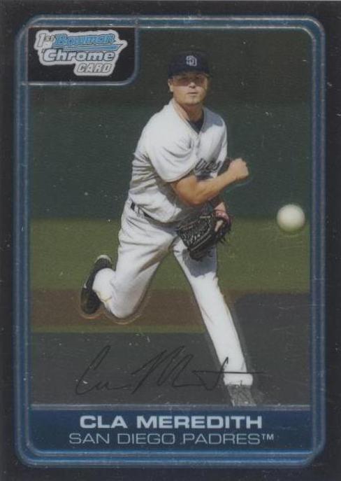 2006 Bowman Chrome - Prospects Cla Meredith #BC218 (RC) for sale online ...