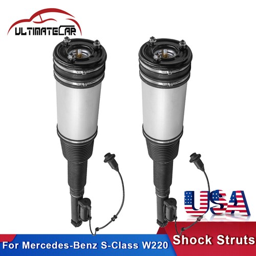 Set 2 Rear Air Suspension Strut Shocks For 00-06 Mercedes-Benz S Class ...