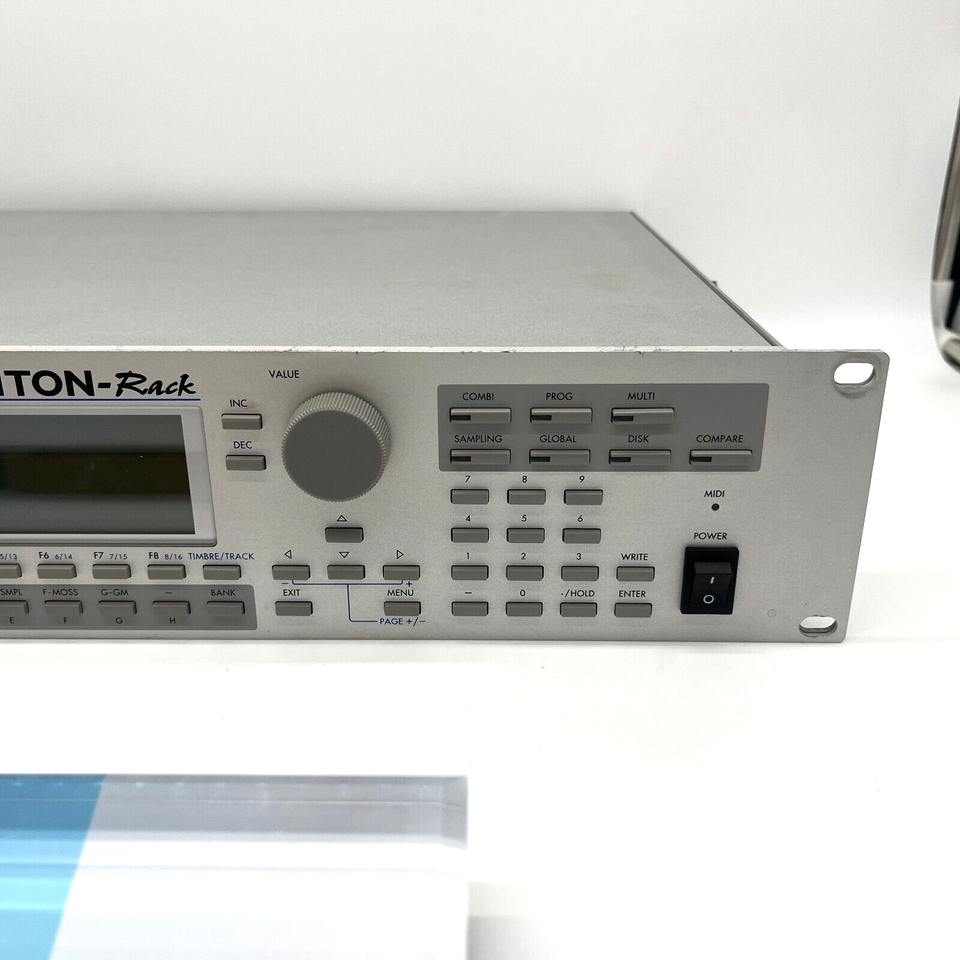 KORG TRITON RACK Sound Module Synth Synthesizer Sampler Used Tested ...