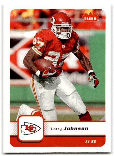 2006 Fleer Larry Johnson Kansas City Chiefs #48 | eBay