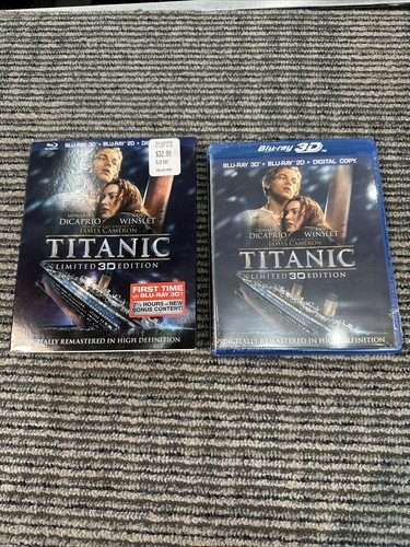 Titanic 3D Limited Edition Blu-Ray w/ Slipcover Digital Copy BRAND NEW ...