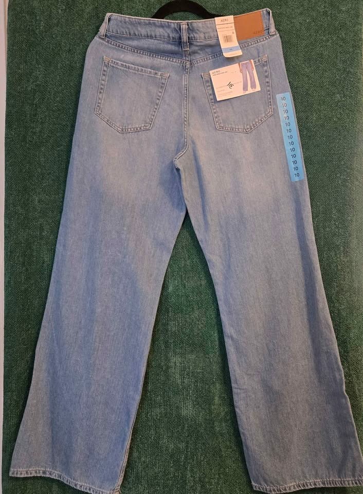 NWT Aeropostale High Rise Wide Leg y2k Inspired Jeans Womens Sz 10 [T56 ...