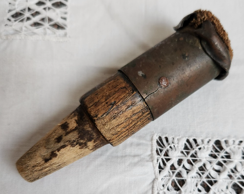 Antique Hard Wood & Iron Whiskey Barrel Bung Hole Stopper Plug | eBay