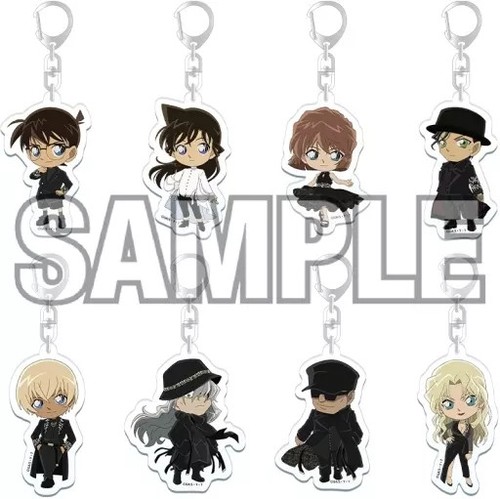Keychains, Set Of 8 Types, Detective Conan Trading Acrylic Keychain ...