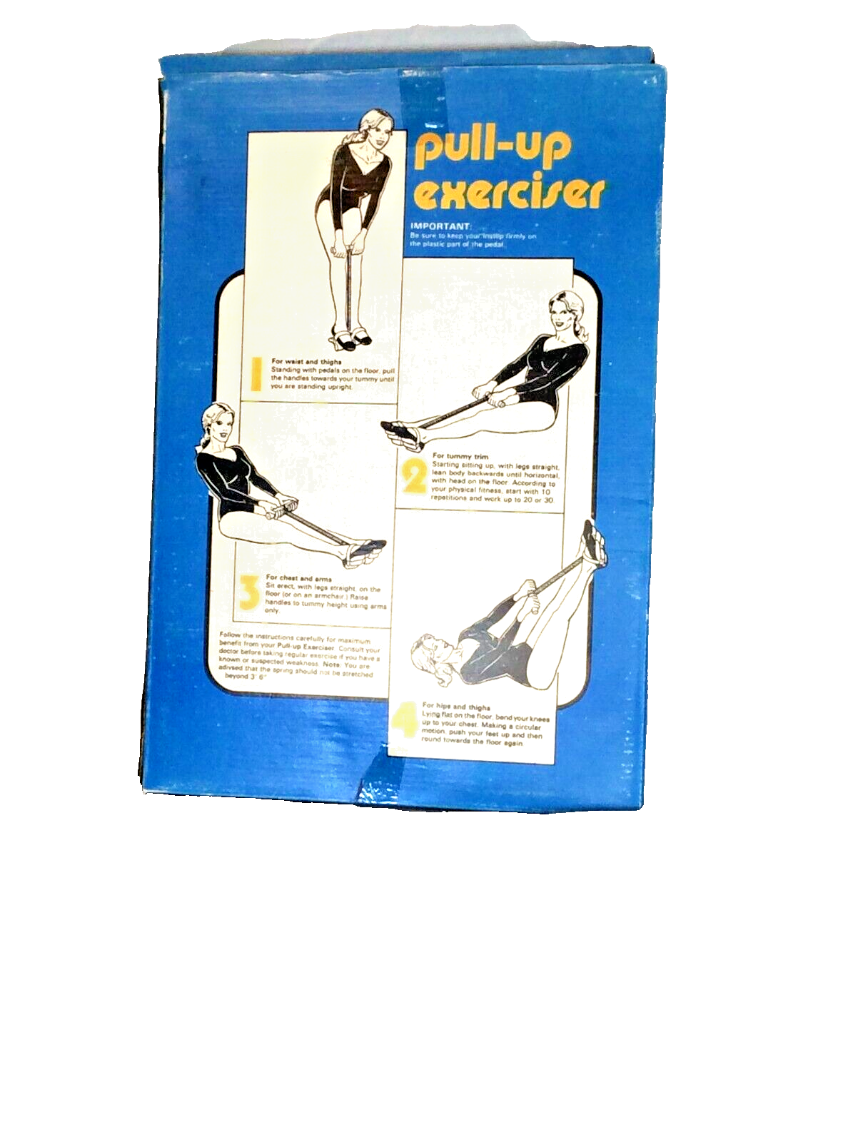 vintage pull up exerciser. WITH BOX. IN GOOD WORKING ORDER. | eBay