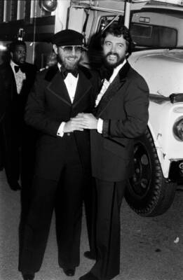 James Seals and Darrell "Dash" Crofts attend a party at the M- 1977 Old ...