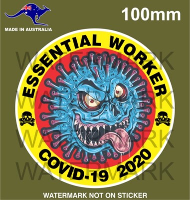 ESSENTIAL WORKER STICKER DECAL | eBay