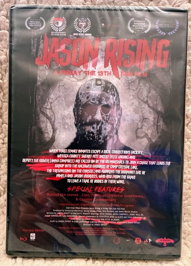 Jason Rising 2021 blu-ray/dvd set friday the 13th fan film oop | eBay