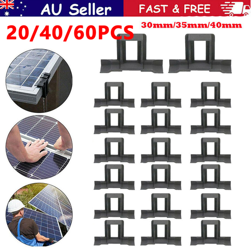 20/40/60X Solar Panel Water Drainage Clips PV Modules Cleaning Clips ...