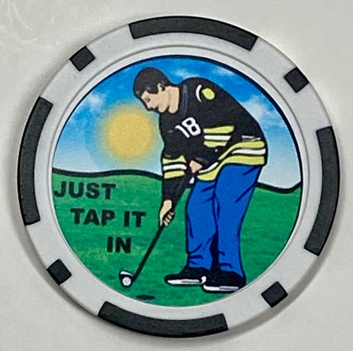 Happy Gilmore - Just Tap It In - Clay Poker Chip -Golf Ball Marker | eBay