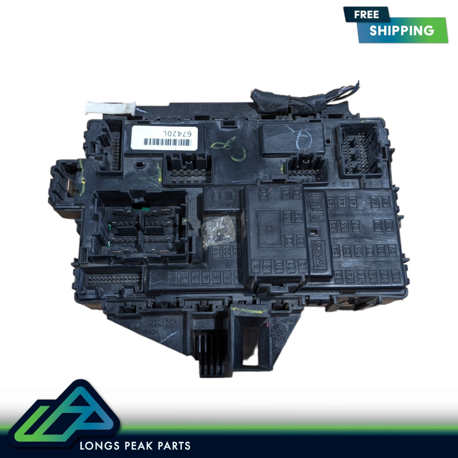 2011-2013 Ford F150 5.0L Interior Fuse Box BCM Body Control Relay DL3T ...