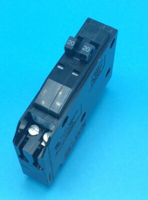 1 Pole 120/240V Breaker Square D QO2020 20 Amp Tandem Circuit Breaker ...