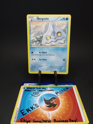 Bergmite 36/114 Steam Siege Regular Common Pokemon Card | eBay