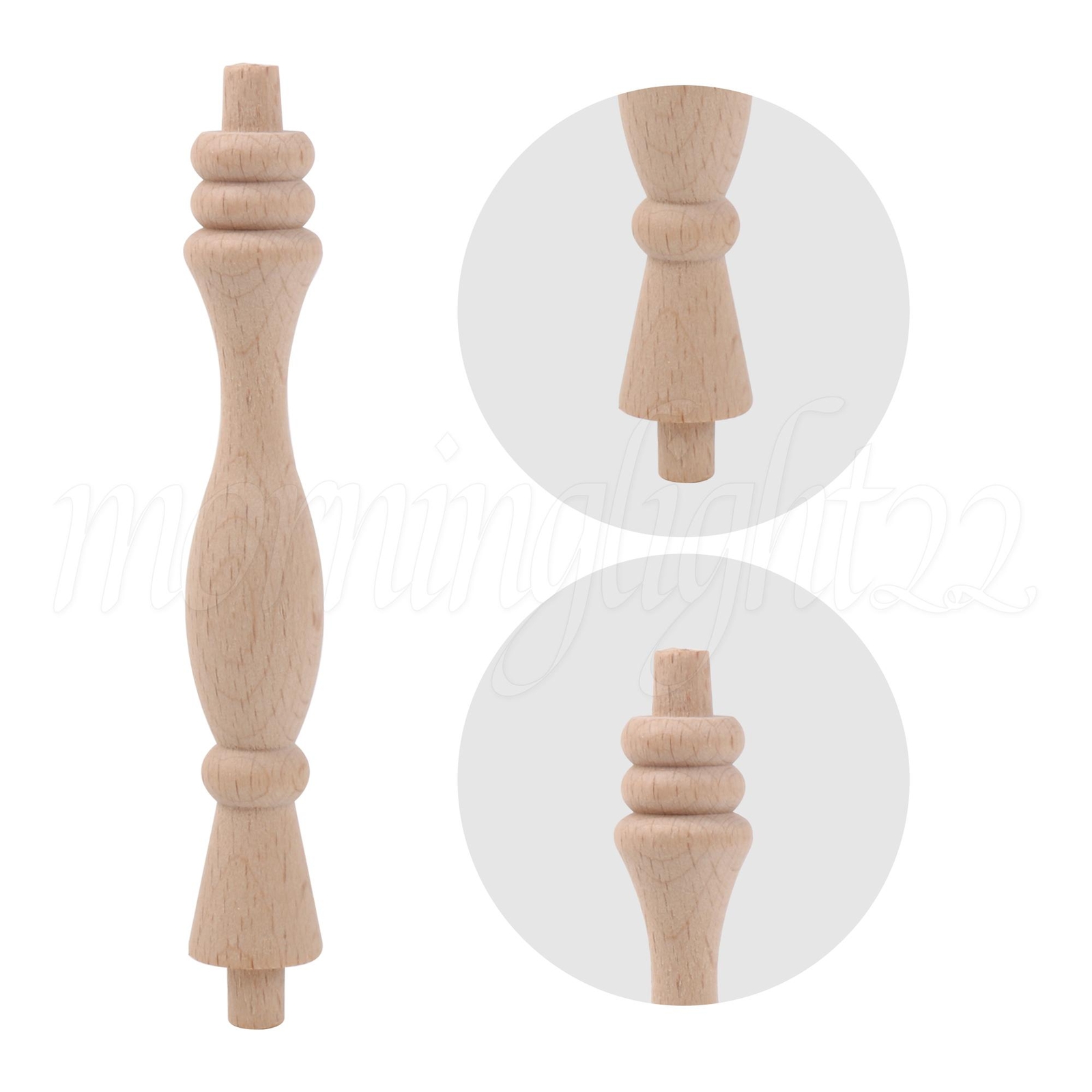 Wooden Baluster Spindles 5.31 inch Length Wood Natural for Home ...