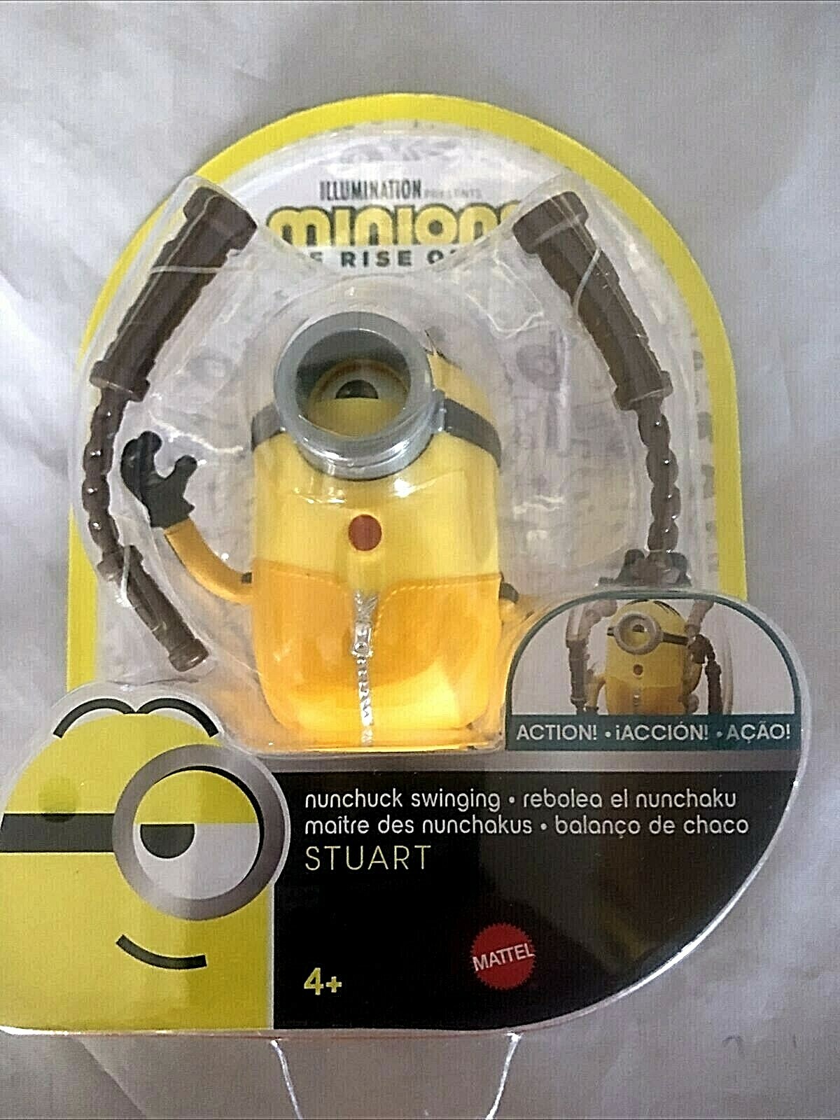 Minions The Rise Of Gru Movie Nunchuck Stuart Figure Illumination 2020 ...