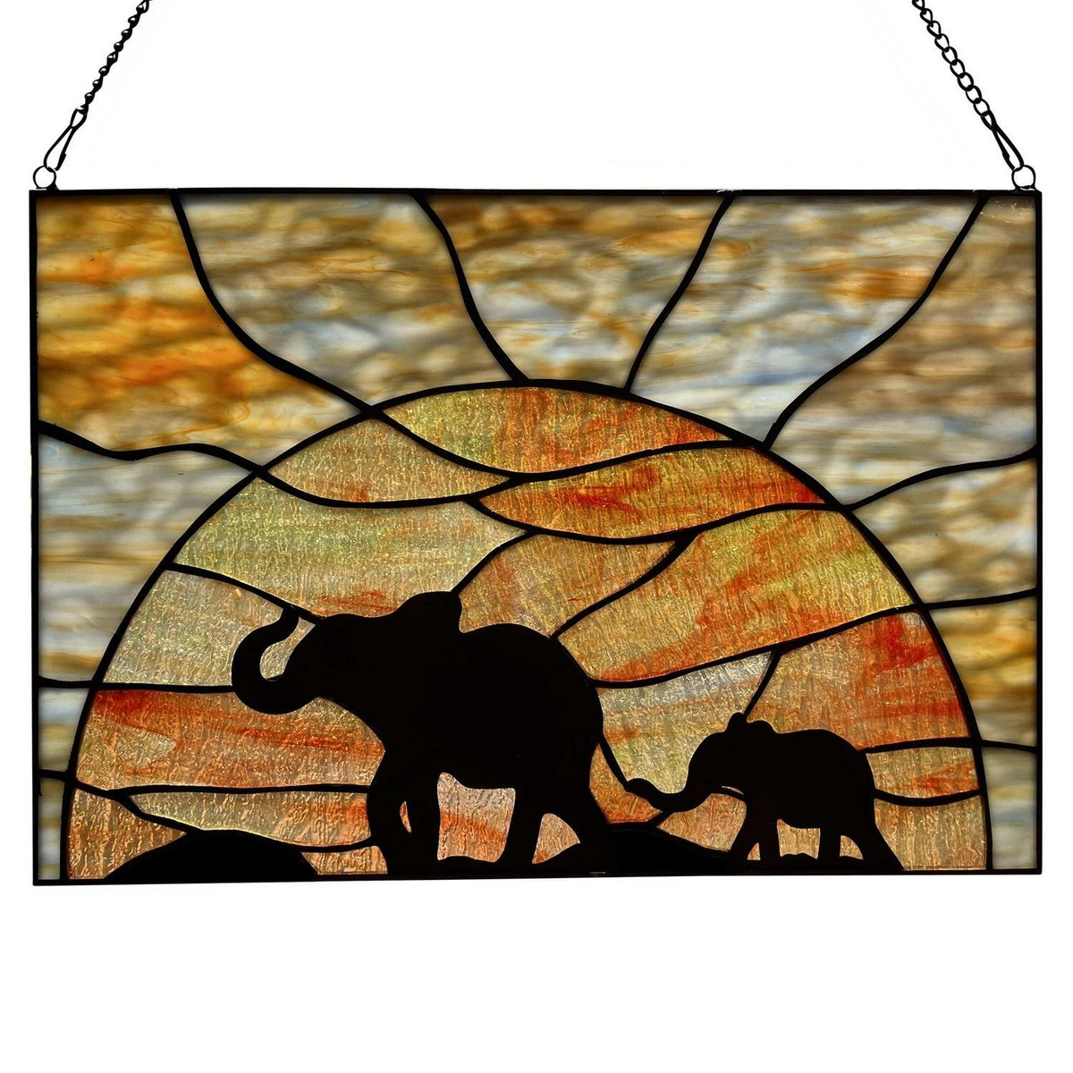 Baby Elephant Stained Glass Pattern
