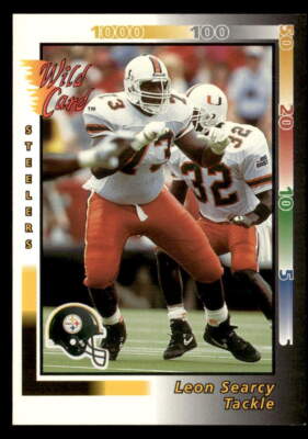 Leon Searcy 1992 Wild Card Rookie Card #232 Miami Hurricanes | eBay