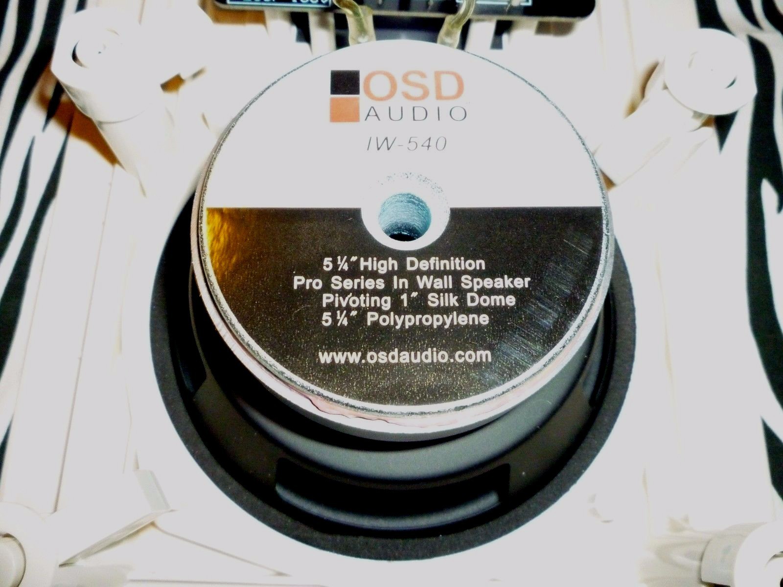 OSD Audio IW-540 5.25-inch Polypropylene In-Wall Speaker Pair - Out Of ...