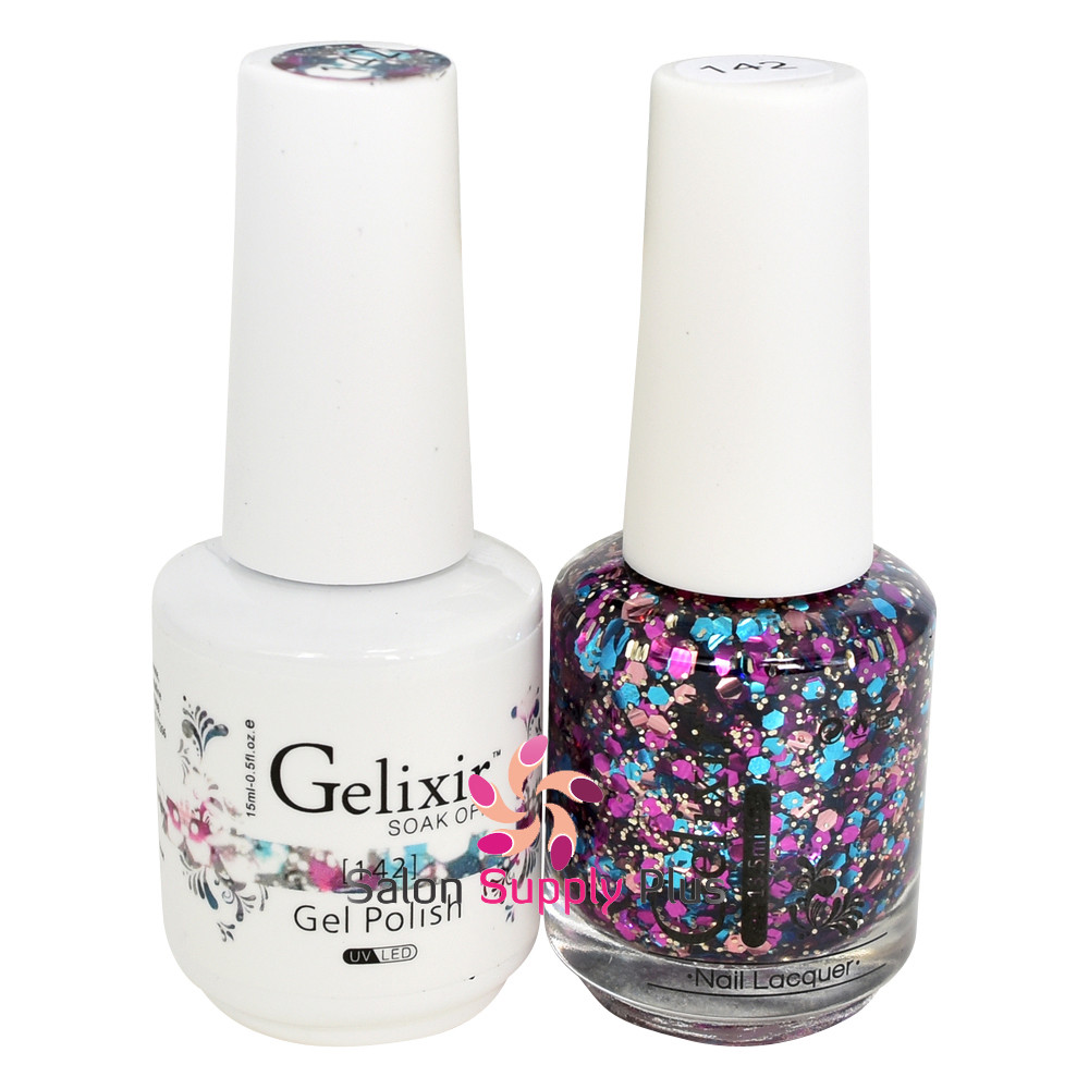 GELIXIR Soak Off Gel Polish Duo Set (Gel + Matching Lacquer) - 142 | eBay