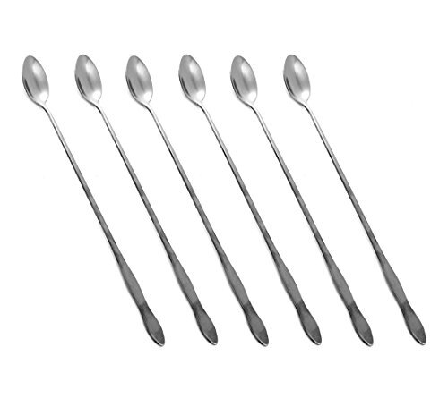 6piece Mixing Spoon Set 10inch 26cm Long Handle Spoons For Ice Cream ...
