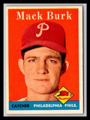 1958 Topps #278 Mack Burk EX or Better | eBay