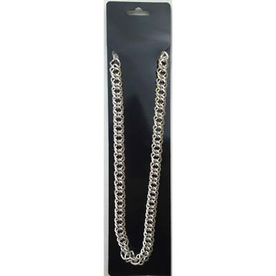 BIG NECKLACE 50cm Pimp Costume Party Fancy Dress Gangster Chain ...