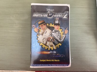 Inspector Gadget 2, 2003 Screener VHS, HTF, Rare, Collectible ...