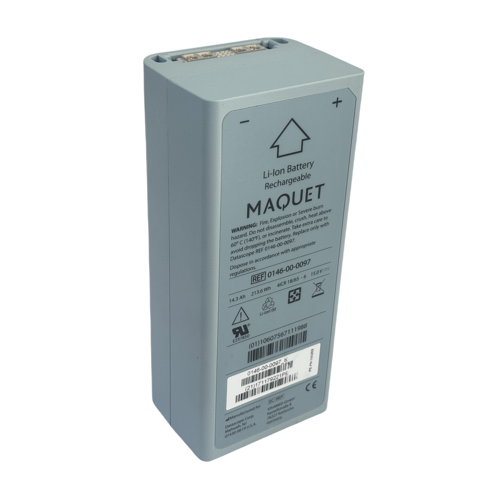 New 0146-00-0097 Battery for MAQUET CARDIOSAVE hybrid Datascope 14.3Ah ...