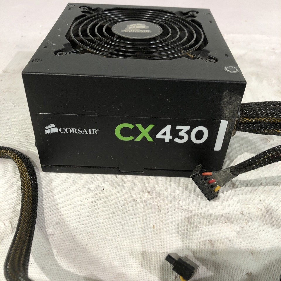 CORSAIR CX430 430W 20+4 PIN ATX POWER SUPPLY PSU CP-9020046 75-001666 ...