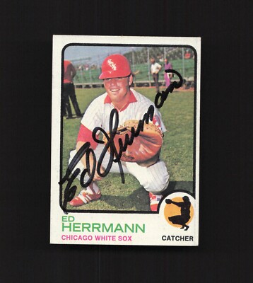1973 Topps #73 Ed Herrmann Auto | eBay