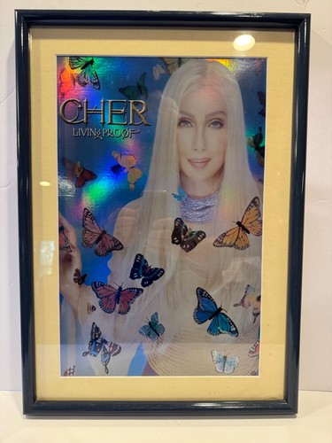 CHER - LIVING PROOF PROMO HOLOGRAMPOSTER VERY RARE | eBay