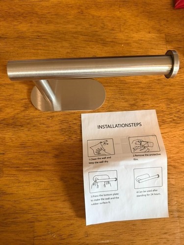 Wall-Mounted Stainless Steel Toilet Paper Holder | eBay