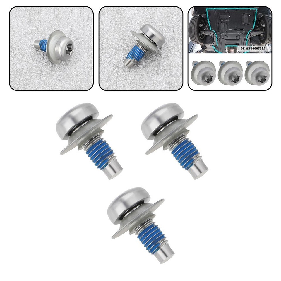 Engine Chassis Bolts Guard Plate Screws Enhanced Protection Fitment ...